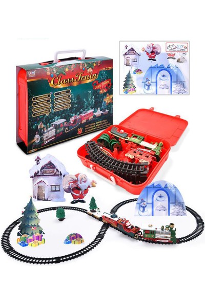Farfi Noel Elektrikli Müzik Demiryolu Parçaları Araba Tren Çocuk Çocuk Oyuncak Xmas Hediye (Yurt Dışından) Farfi Noel Elektrikli Müzik Demiryolu Parçaları Araba Tren Çocuk Çocuk Oyuncak Xmas Hediye (Yurt Dışından)