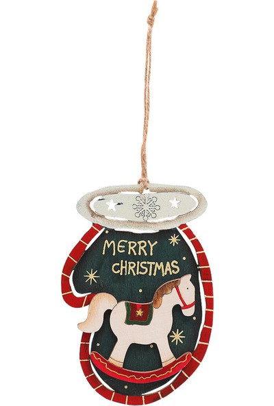 Farfi Dayanıklı Noel Süsler Eldiven Şekli Pratik Anti-Deformasyon Tatil Hediye Noel Kolye Ev Için (Yurt Dışından)