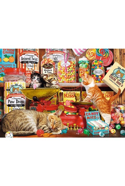 Trefl Puzzle Cat's Sweets 1000 Parça Puzzle Trefl Puzzle Cat's Sweets 1000 Parça Puzzle