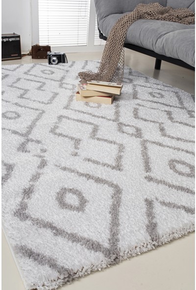 Konfor Puffy Yumuşak Dokulu Shaggy Modern Çizgili Post Makine Halısı Konfor Puffy Yumuşak Dokulu Shaggy Modern Çizgili Post Makine Halısı