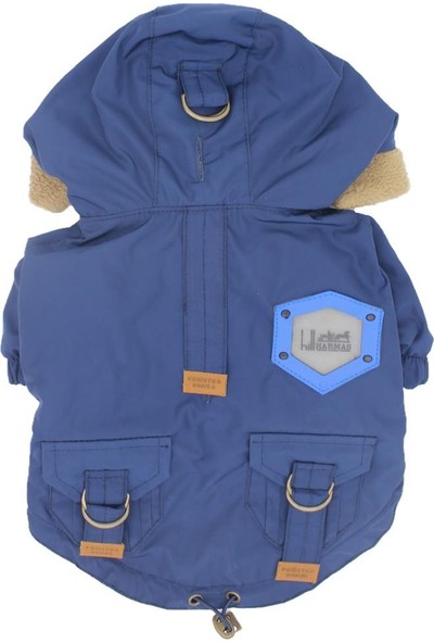 Pawstar Hill Harmas Kedi Köpek Mont Kıyafeti Lacivert Pawstar Hill Harmas Kedi Köpek Mont Kıyafeti Lacivert