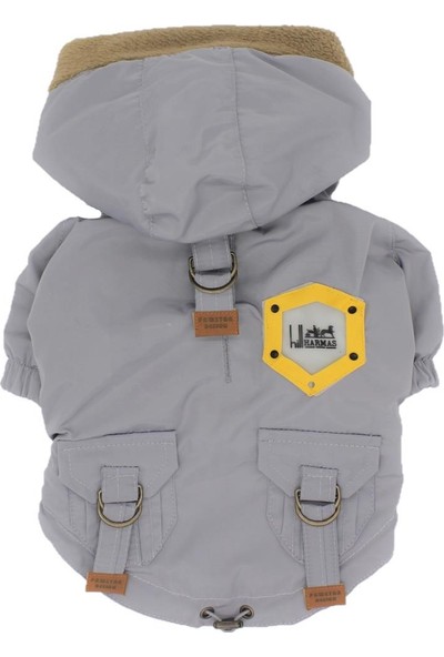 Pawstar Hill Harmas Kedi Köpek Mont Kıyafeti Gri