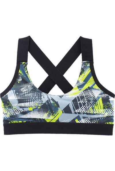 Ilbaş Arkası Çapraz Desenli Sporcu Sütyen