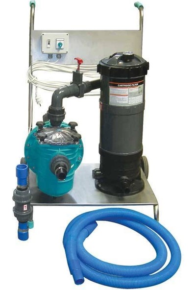 GEMAŞ Portatif Vakum Süpürgesi - Kartuş Filtreli- 1 Hp Pompa