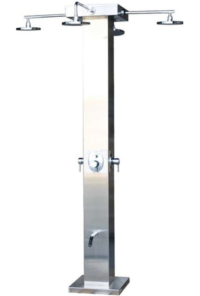 Gemaş Paslanmaz Çelik Duş 4 Duş + 1 Ayak Yıkama