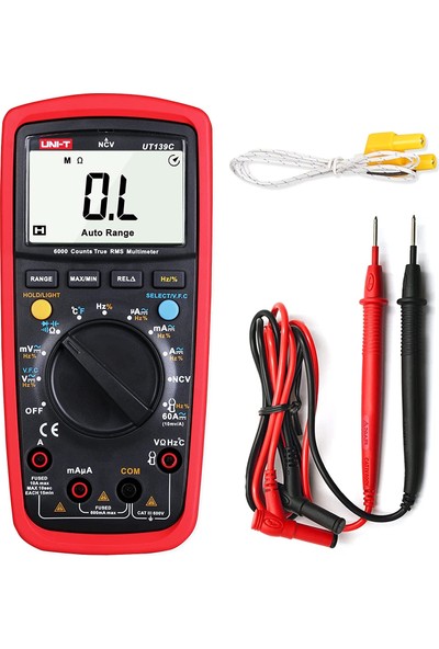 Unit Ut139c True Rms Dijital Multimetre Ac-Dc