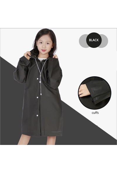 esm yapı market Eva Unisex Çocuk Yağmurluğu, Siyah esm yapı market Eva Unisex Çocuk Yağmurluğu, Siyah