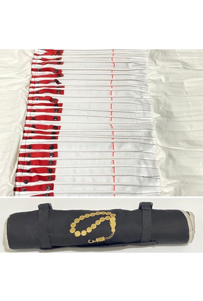 İzmur Tesbih Içi-Dışı Kumaş Dikişli, 25 Adet Kilit Kancalı Kitlenen Tesbih Rulo İzmur Tesbih Içi-Dışı Kumaş Dikişli, 25 Adet Kilit Kancalı Kitlenen Tesbih Rulo