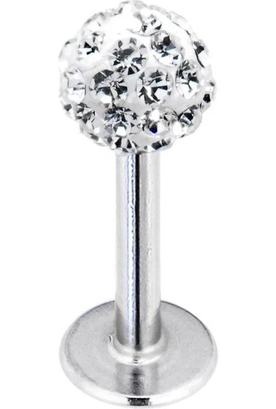 Vilma Aksesuar Çelik Kulak Dudak Tragus Piercing 8 mm Vilma Aksesuar Çelik Kulak Dudak Tragus Piercing 8 mm