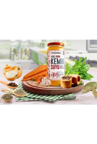 Veg&bones Ilikli Dana Kemik Suyu 480 ml Veg&bones Ilikli Dana Kemik Suyu 480 ml