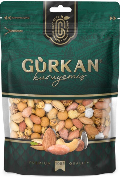 Gürkan Kuruyemiş Jumbo Karışık 250 gr Gürkan Kuruyemiş Jumbo Karışık 250 gr