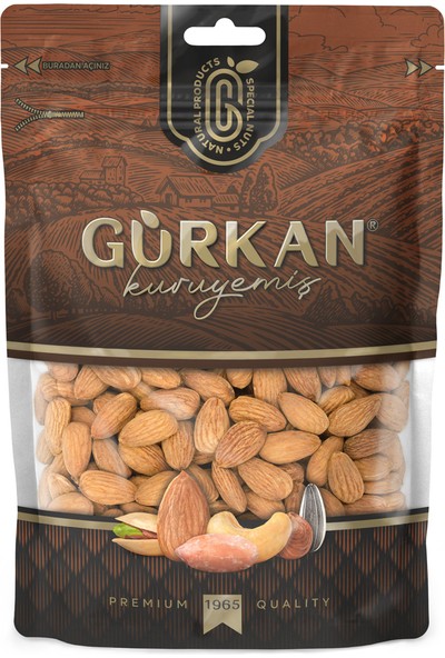 Gürkan Kuruyemiş Kavrulmuş Badem 200 gr Gürkan Kuruyemiş Kavrulmuş Badem 200 gr