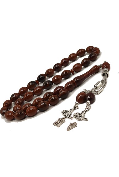 Vip Kehribar Beyzi Kesim Toz Kehribar Tesbih