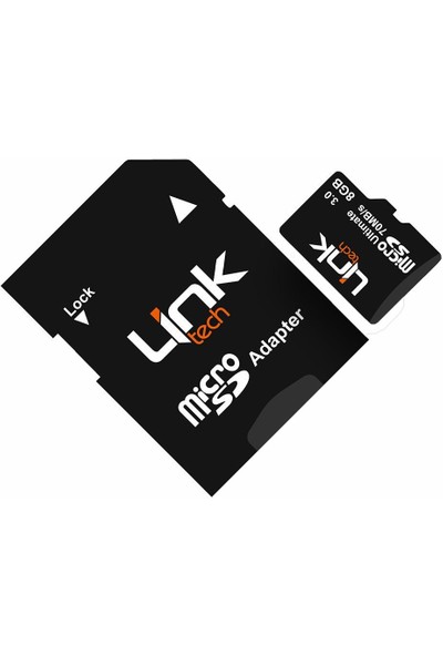 Linktech 8gb Micro Sd Adaptörlü Hafıza Kart Linktech 8gb Micro Sd Adaptörlü Hafıza Kart