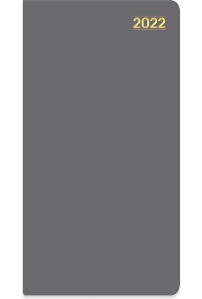 Keskin Color 2022 Haftalık Dik Cep Ajandası Gri Keskin Color 2022 Haftalık Dik Cep Ajandası Gri