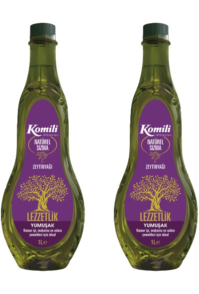 Komili Yumuşak Ege Sızması Zeytinyağı 2 x 1 Lt