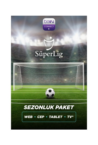 BeIN Connect Sezonluk Süper Lig Paketi 4 Ekran (Web + Cep + Tablet + Smart Tv + Apple Tv) BeIN Connect Sezonluk Süper Lig Paketi 4 Ekran (Web + Cep + Tablet + Smart Tv + Apple Tv)