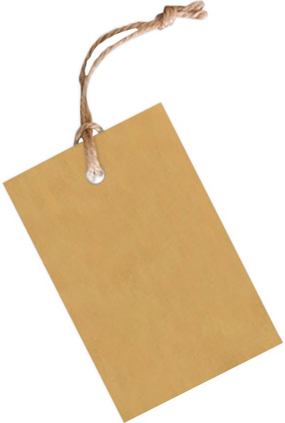 Dereli Matbaa Karton Etiket 5 x 9 cm 500'LÜ