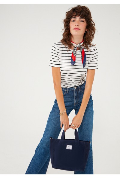 Mavi Kadın Lacivert Omuz Çantası 198701-34340