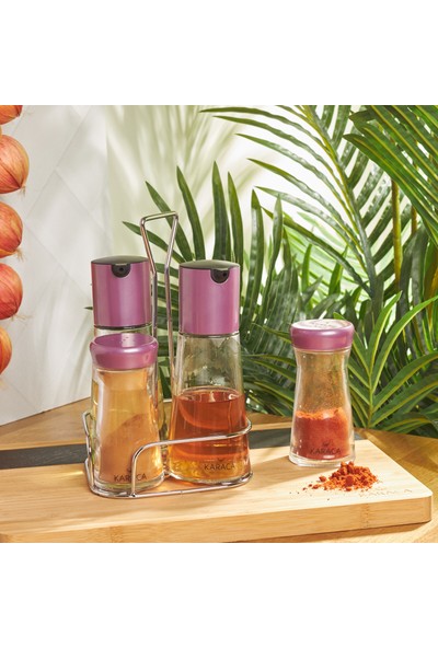 Karaca Ocha Mor 5 Parça Salata Seti