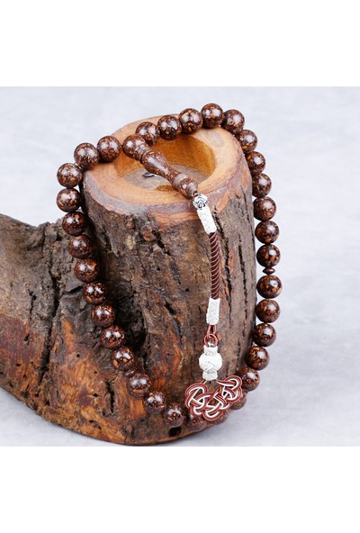 Tesbihcibaba Örme Kamçılı Tarçın Tesbih