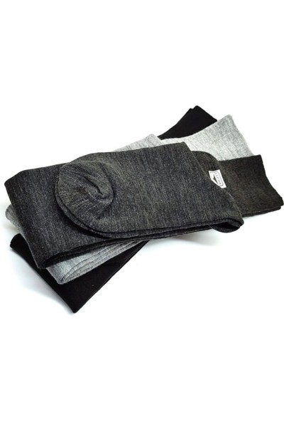 Algitsin Diz Üstü 3 Adet Syl Kadın Çorap Seti