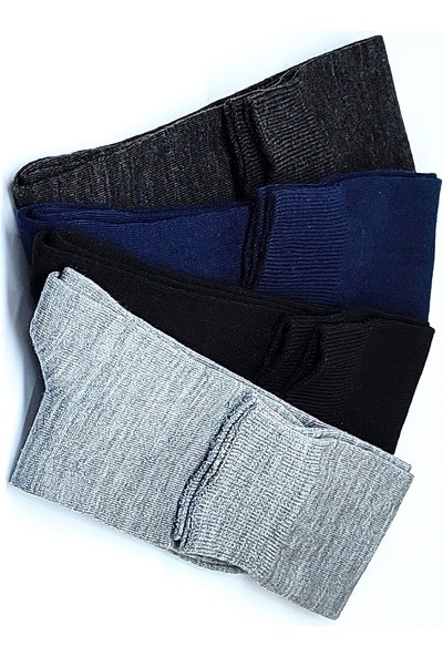 Algitsin Diz Altı 4 Adet Kadın Syl Çorap Seti