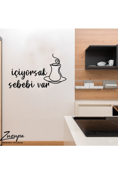 Zuzupa Design Çay Metal Tablo UZ96 Zuzupa Design Çay Metal Tablo UZ96
