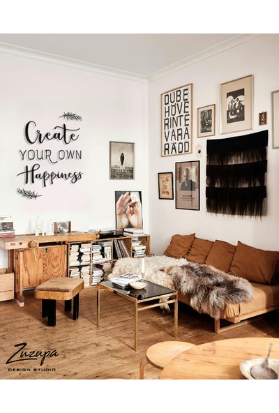 Zuzupa Design Create Metal Duvar Yazısı UZ45 Zuzupa Design Create Metal Duvar Yazısı UZ45