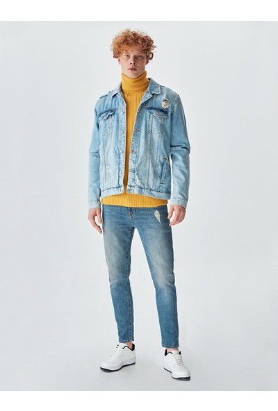 LTB Santıno Y Nerıne Wash Erkek Jean Ceket LTB Santıno Y Nerıne Wash Erkek Jean Ceket