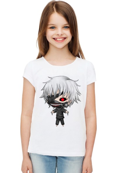 Hollyti Anime Tokyo Ghoul Anteiku Baskılı Kız Çocuk T-Shirt Tişört Hollyti Anime Tokyo Ghoul Anteiku Baskılı Kız Çocuk T-Shirt Tişört