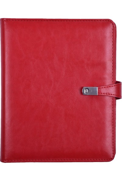 Sedir Defter Organizer Mekanizmalı Üçgen Patlı 15 x 21 cm Kırmızı