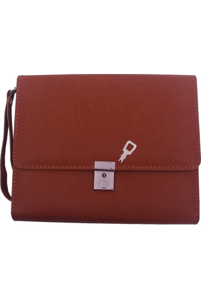 Sedir Defter Sedir Organizer Mekanizmalı Kilitli Vıp 17 x 24 Taba