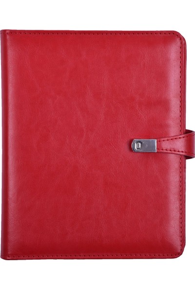 Sedir Defter Organizer Mekanizmalı Üçgen Patlı 17 x 24 cm Kırmızı