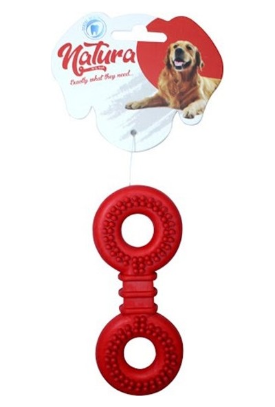 Natura Plastik Dikenli Yuvarlak Kemik Köpek Oyuncak 12,5 cm Natura Plastik Dikenli Yuvarlak Kemik Köpek Oyuncak 12,5 cm