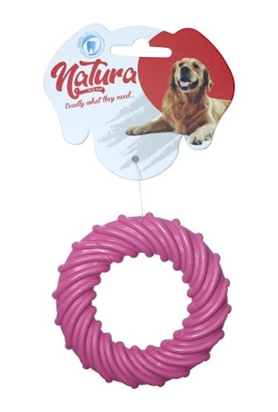 Natura Plastik Halka Köpek Oyuncak 10 cm Natura Plastik Halka Köpek Oyuncak 10 cm