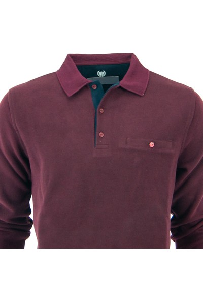 Oppland Erkek Kışlık Düğmeli Polo Yaka Cepli Uzun Kollu Rahat Kesim Likralı Pamuklu Şardonlu Kazak Oppland Erkek Kışlık Düğmeli Polo Yaka Cepli Uzun Kollu Rahat Kesim Likralı Pamuklu Şardonlu Kazak