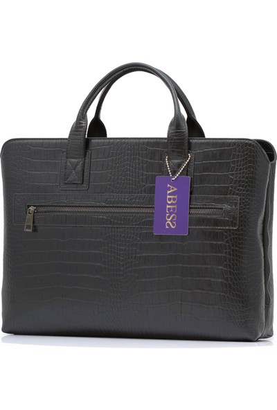 Abess Bayan Evrak Çanta , Hakiki Deri Kadın Laptop Çantası