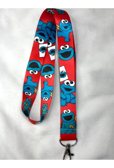 Hediyebum Susam Sokağı Kurabiye Canavarı Boyun Askı Ipi