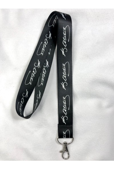 Hediyebum Kemal Atatürk Imzalı Boyun Askı Ipi