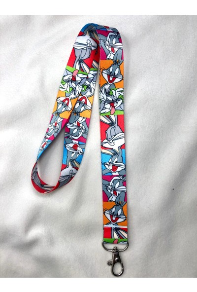 Hediyebum Bugs Bunny Neşeli Halleri Boyun Askısı