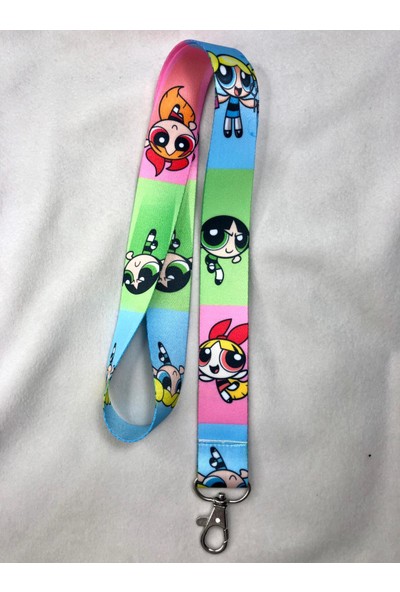 Hediyebum Powerpuff Girls Boyun Askı Ipi