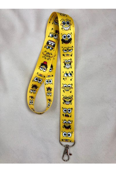 Hediyebum Sünger Bop Yüz Ifadeleri Boyun Askı Ipi Hediyebum Sünger Bop Yüz Ifadeleri Boyun Askı Ipi