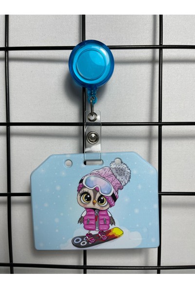 Hediyebum Baykuş Yaka Kart Kılıfı