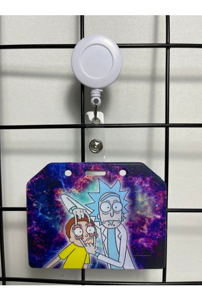 Hediyebum Rick And Morty Yan Yaka Kart Kılıfı