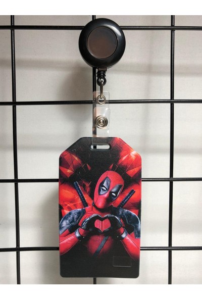 Hediyebum Deadpool Yaka Kart Kılıfı