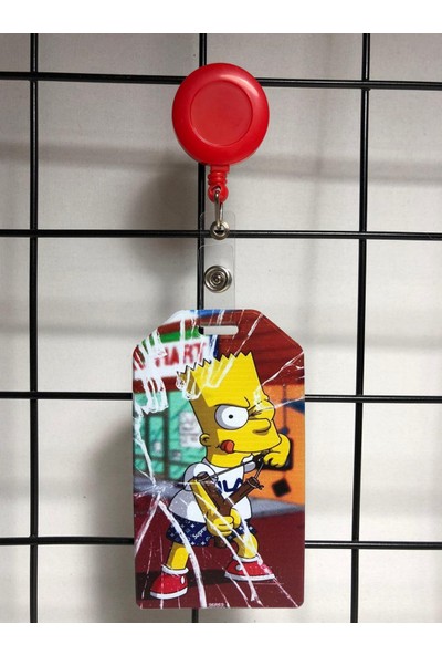 Hediyebum Simpson Bart Dik Yaka Kart Kılıfı Hediyebum Simpson Bart Dik Yaka Kart Kılıfı