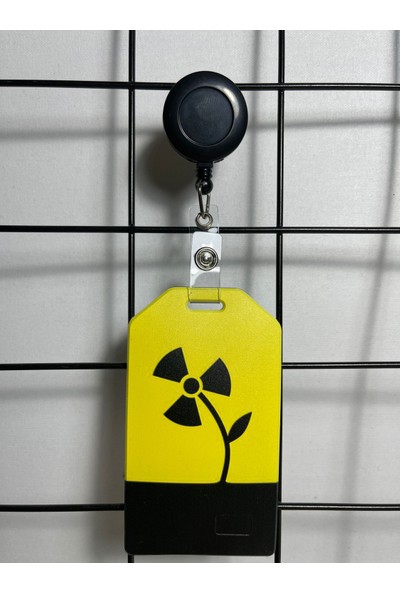 Hediyebum Sarı Radyasyon Dik Yaka Kart Kılıfı Hediyebum Sarı Radyasyon Dik Yaka Kart Kılıfı