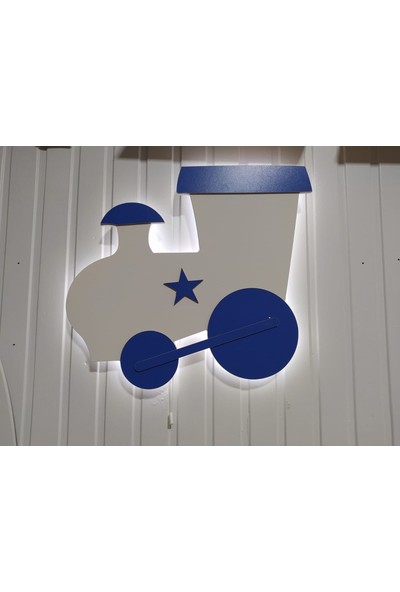 Vagon Dükkan Lokomotif Bebek Odası Tren Aydınlatma