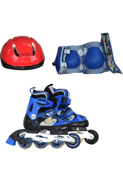 Furkan Işıklı Paten Set 30-33 Mavi